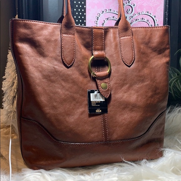 Frye | Bags | Frye Purse Leather Ring Tote Bag Cognac Euc | Poshmark